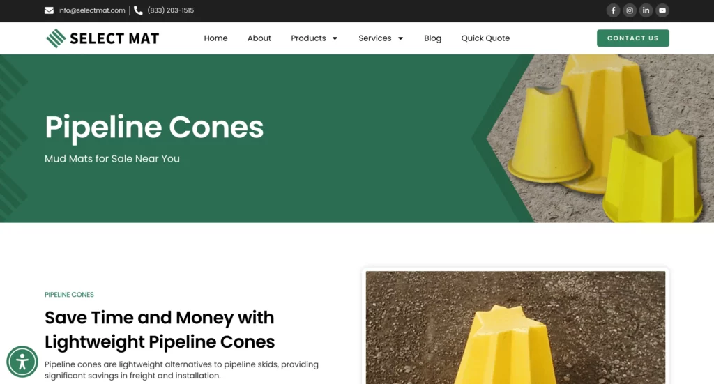 Pipeline Cones 3 Powerful Safety Benefits - Select Mat